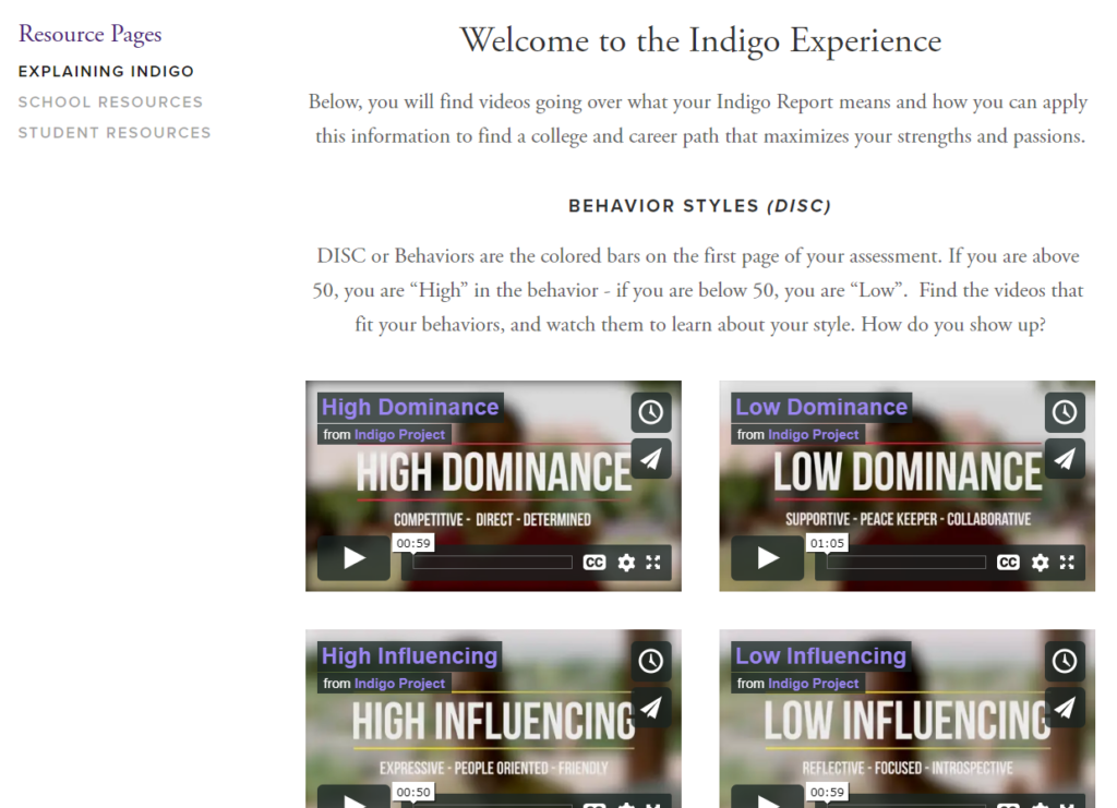 Indigo Resources - Indigo Education Company