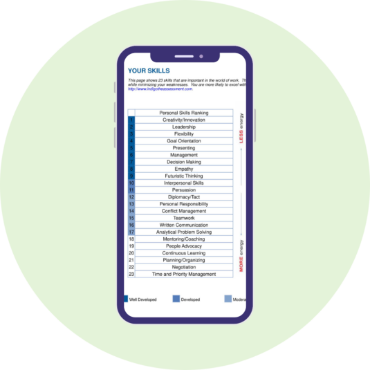 Indigo Assessment | Career Counseling Assessment | Indigo Education Co.