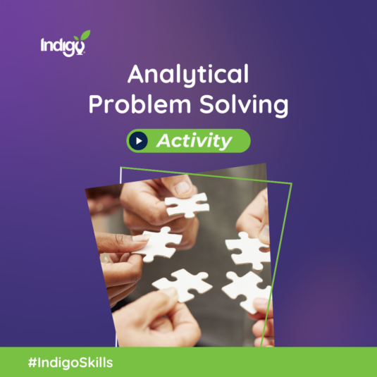 Activity: Analytical Problem Solving - Indigo Education Company
