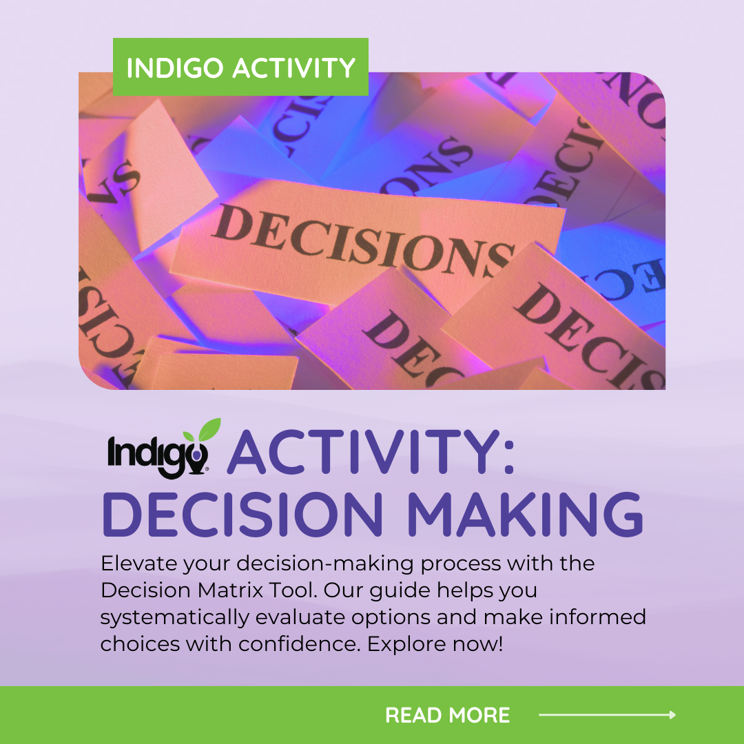 Activity: Decision Making - Indigo Education Company