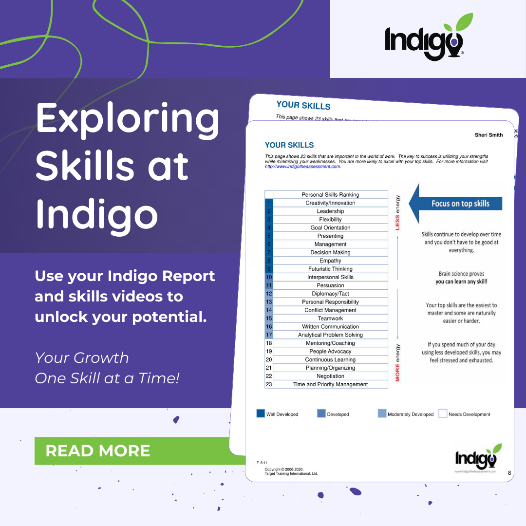 Activity: Exploring Skills with Indigo - Indigo Education Company